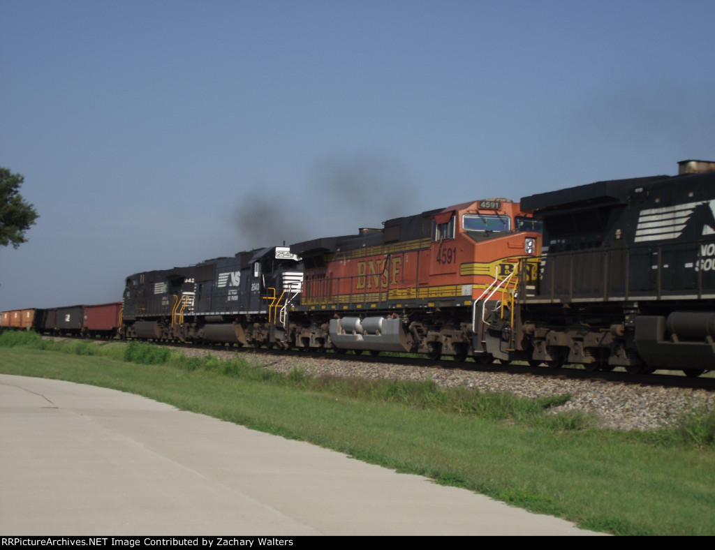 BNSF 4591 NS 2540